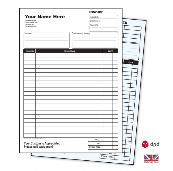 Invoice Pads | Network Print and Design | Network Print & Design